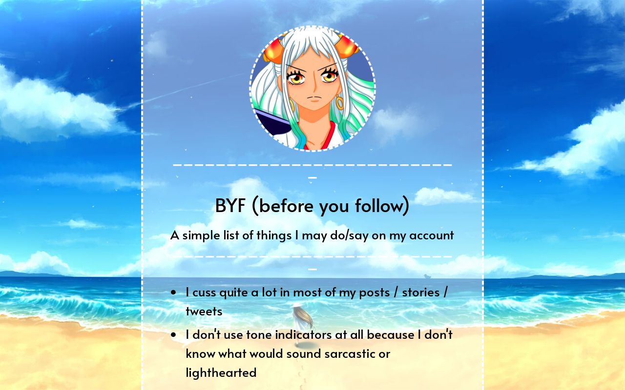 About me / BYF / DNI